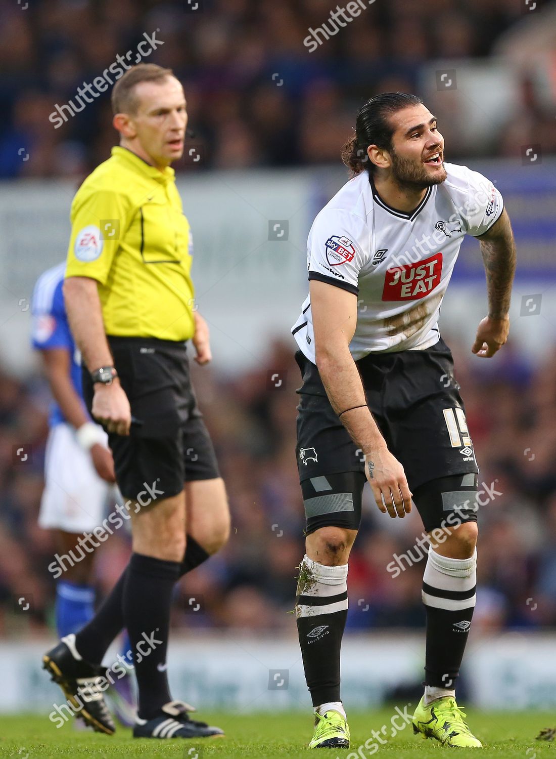 Bradley Johnson Derby County Reacts After Editorial Stock Photo - Stock ...