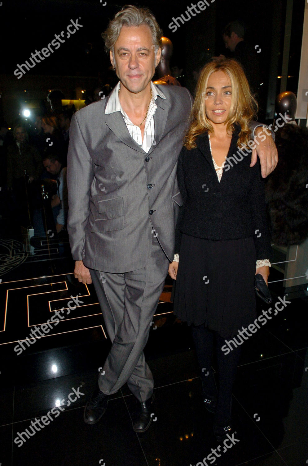 Bob Geldof His Girlfriend Jeanne Marine Editorial Stock Photo - Stock ...