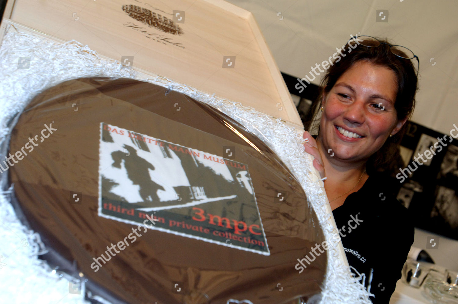 Barbara Timmermann Holding Sacher Torte Cake Editorial Stock Photo ...