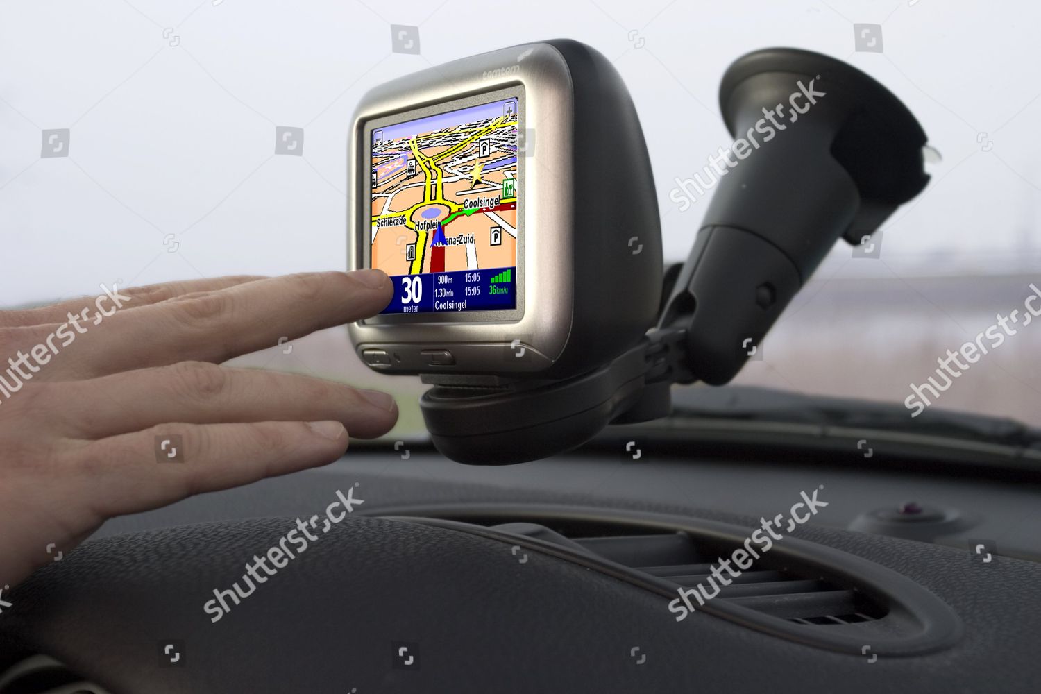 Tomtom Car Satellite Navigation System Editorial Stock Photo - Stock ...