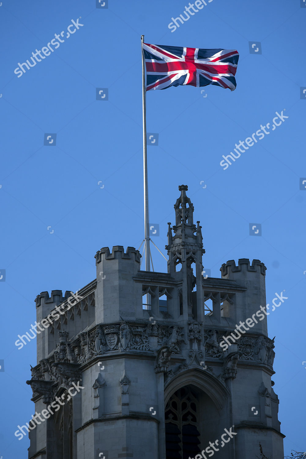 Union Flag Known Union Jack Flying Editorial Stock Photo - Stock Image ...