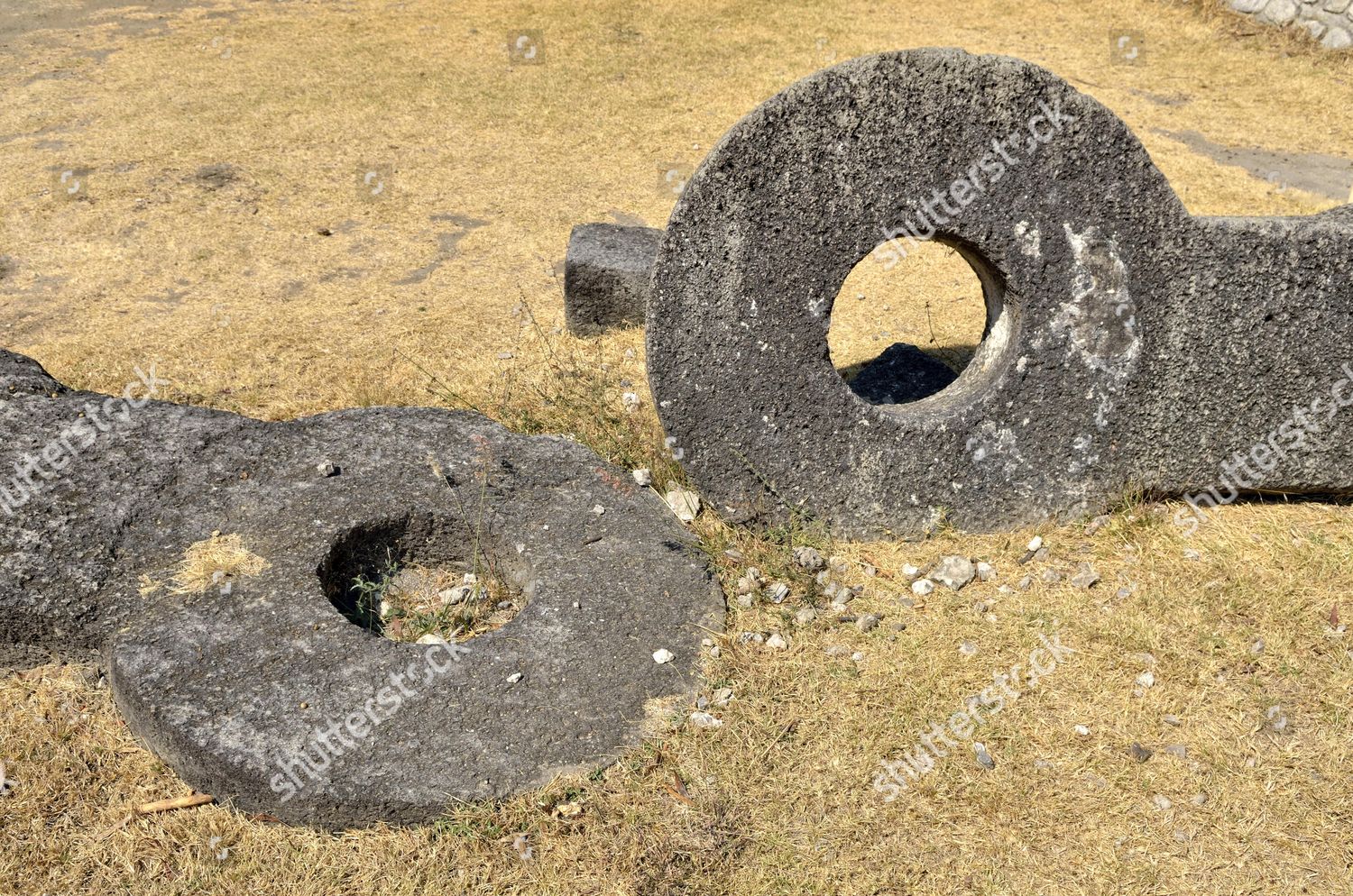 Stone Hoops Northern Ball Court Ruins Editorial Stock Photo - Stock ...
