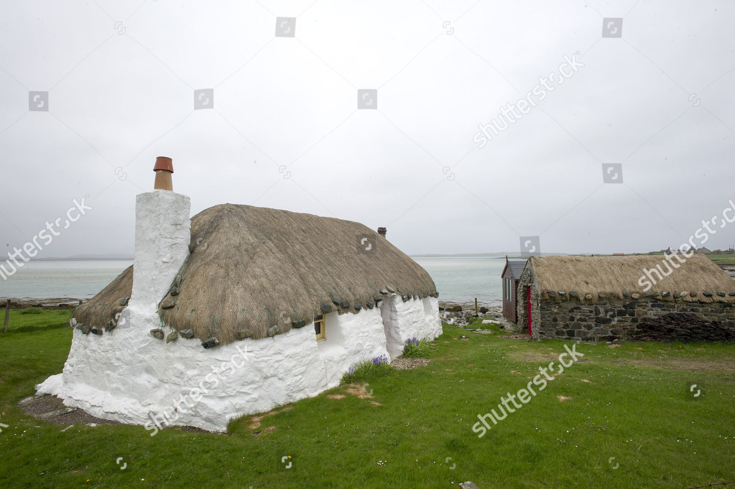 Struan Cottage Traditional Thatched Croft House Editorial Stock Photo ...
