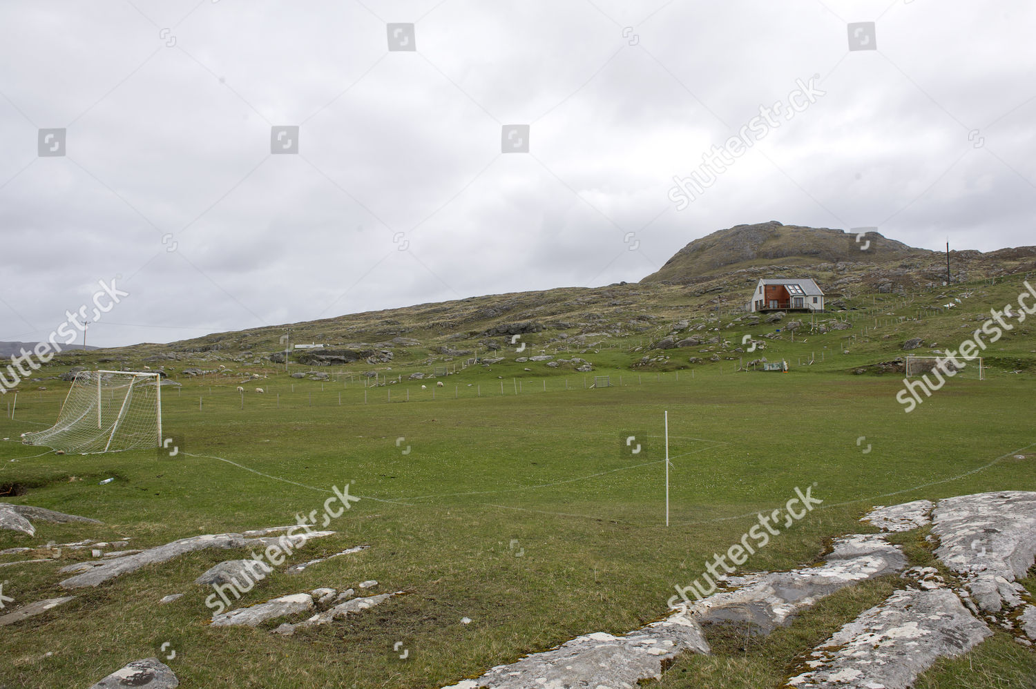 Football Pitch On Eriskay Outer Hebrides Editorial Stock Photo - Stock ...