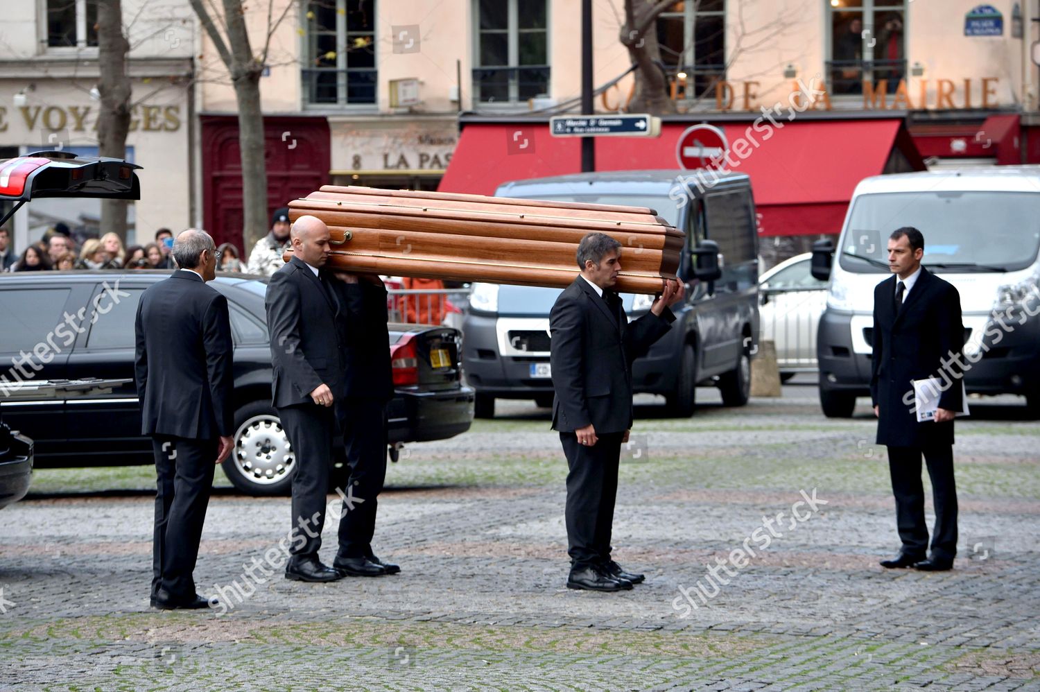 Michel Delpechs Coffin Editorial Stock Photo - Stock Image | Shutterstock