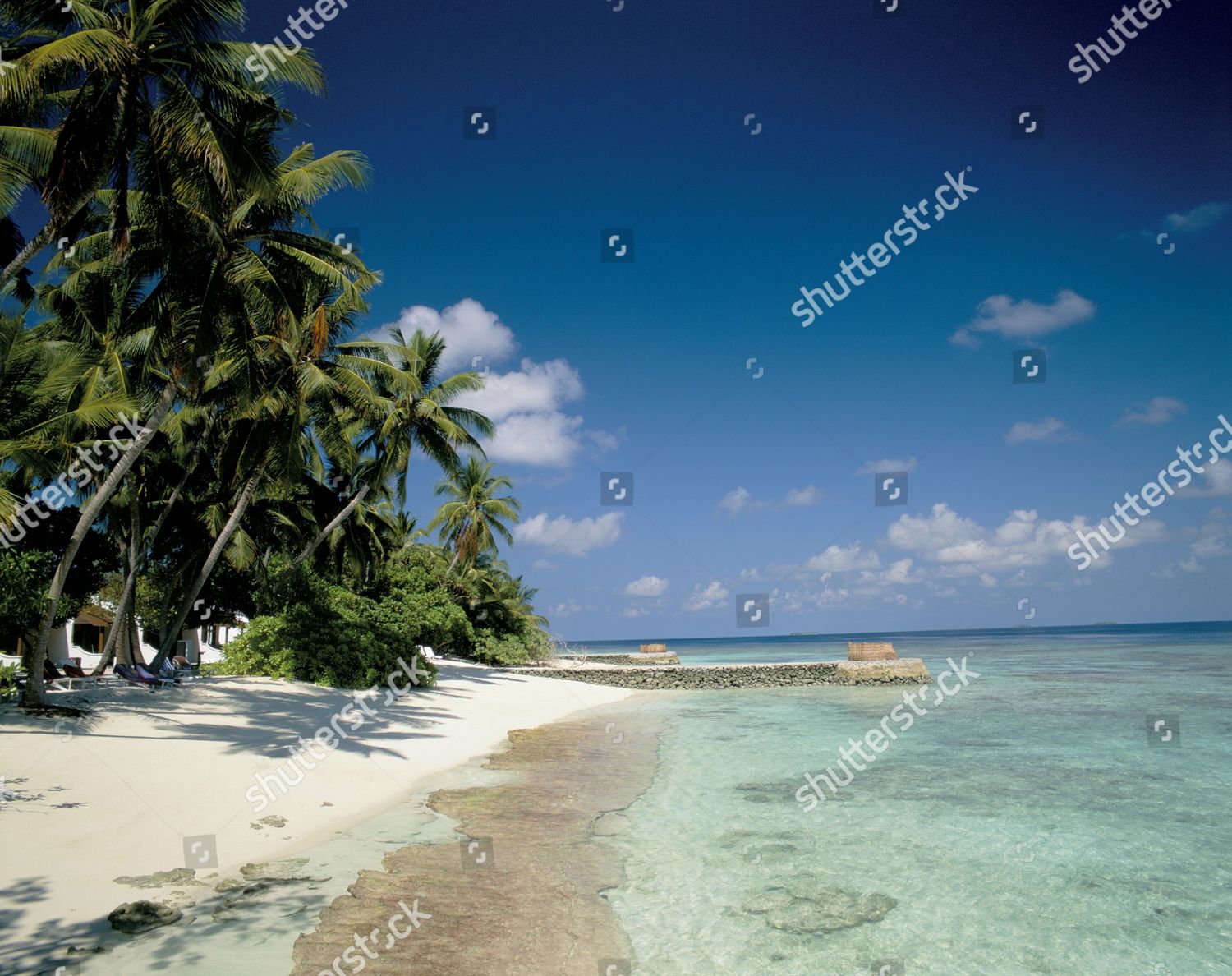 Beach View Bandos Island North Male Editorial Stock Photo - Stock Image ...