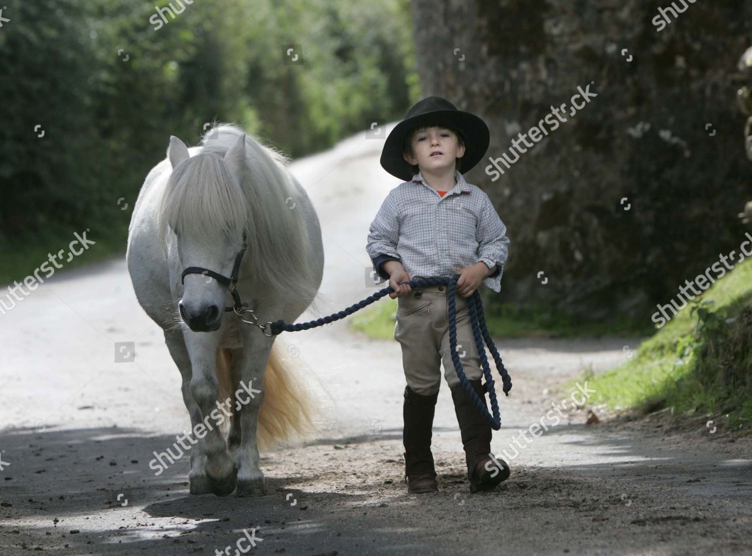 Thomas Faulkner His Dartmoor Pony Midge Editorial Stock Photo - Stock ...