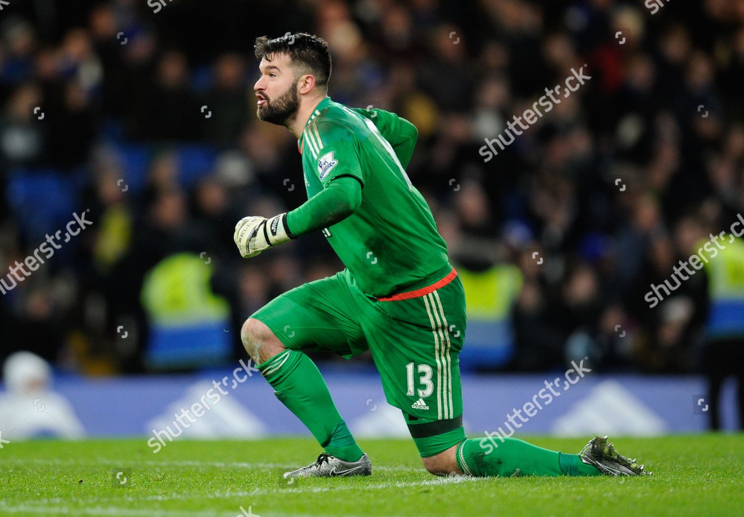 West Bromwich Albion Goalkeeper Boaz Myhill Editorial Stock Photo ...