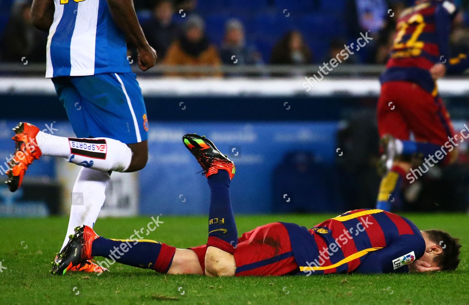 Lionel Messi Injured On Floor Editorial Stock Photo - Stock Image ...