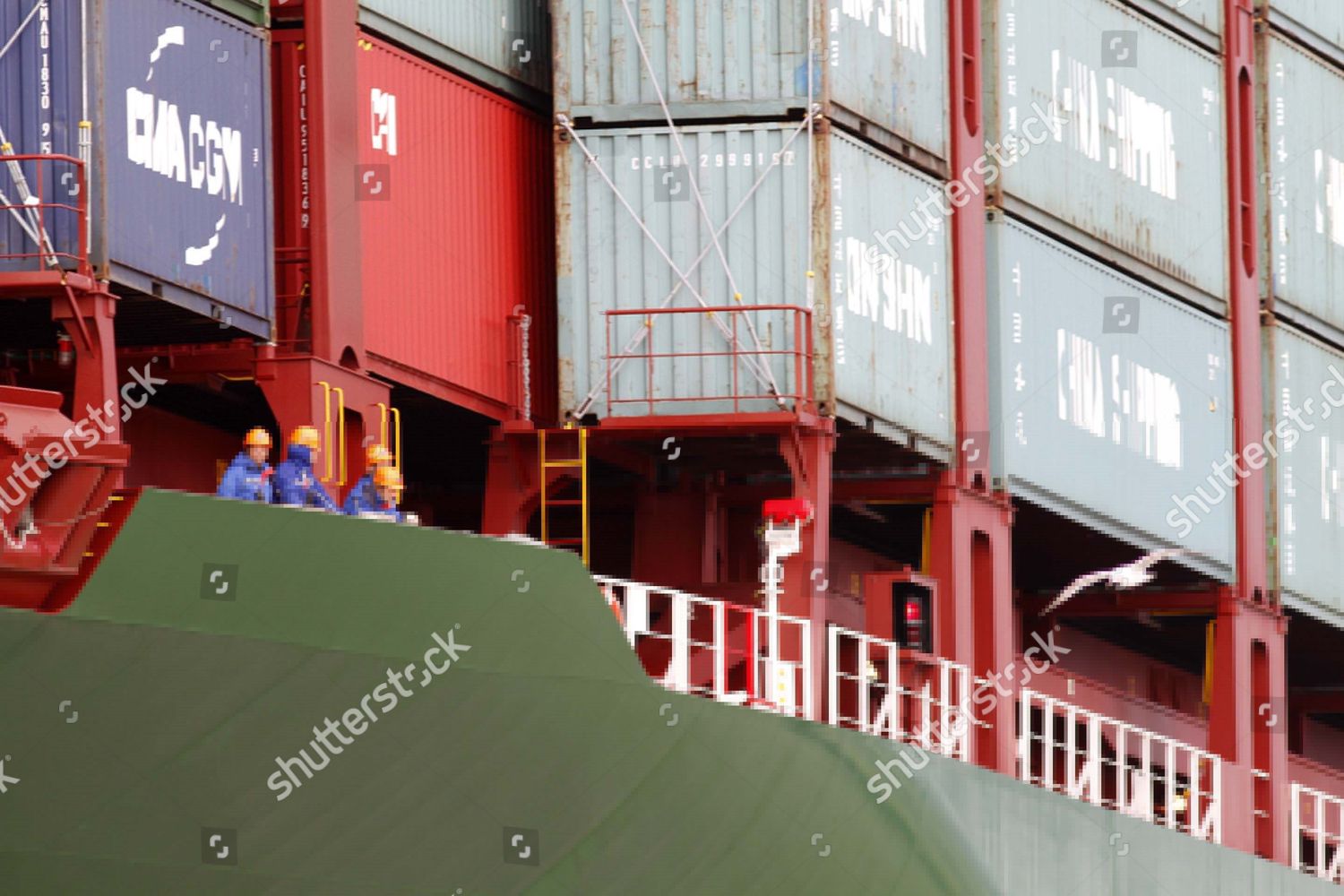 Worlds Largest Container Ship Makes Maiden Editorial Stock Photo ...