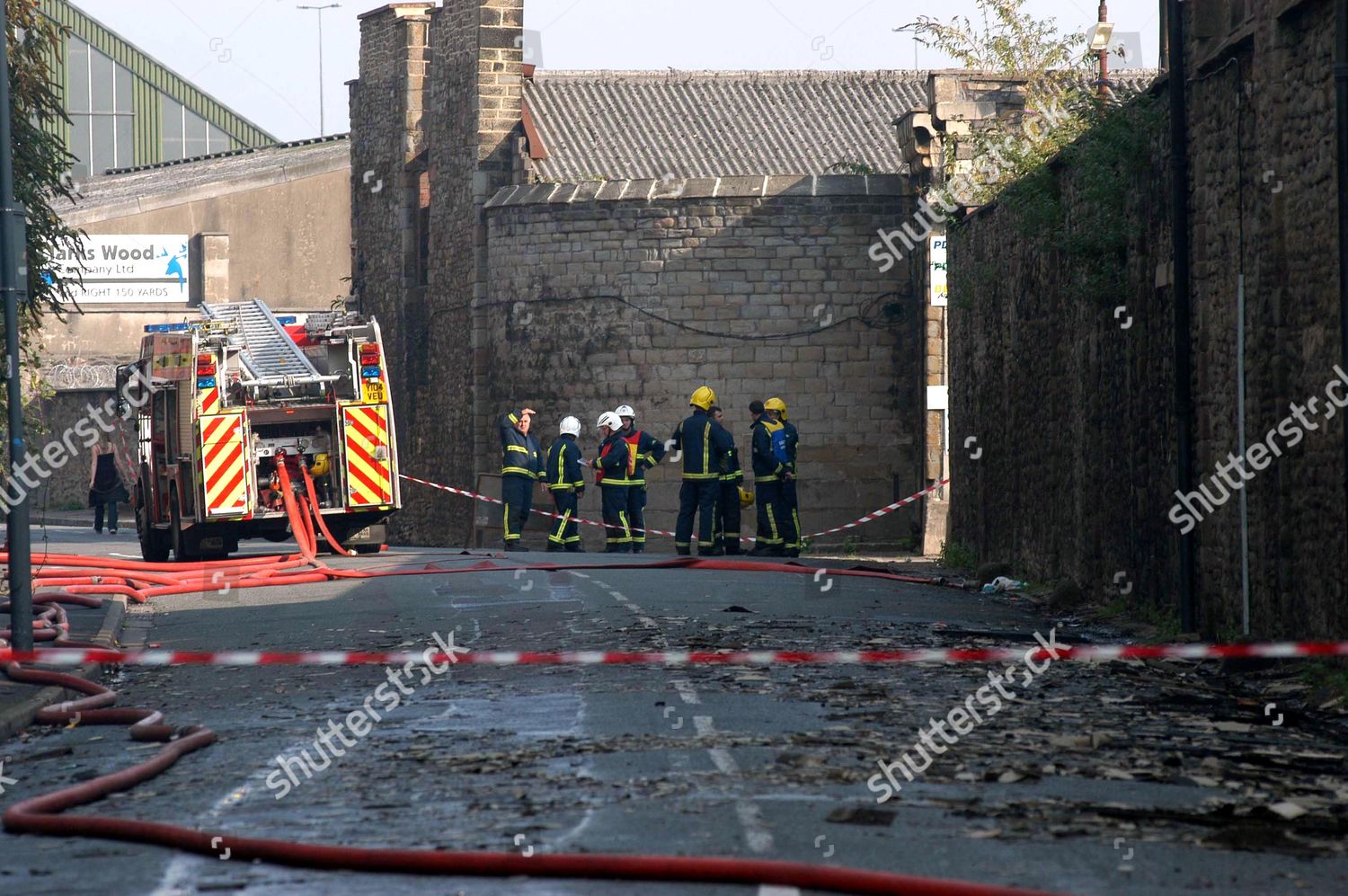 Firefighters Warehouse Which Housed Most Companys Editorial Stock Photo ...