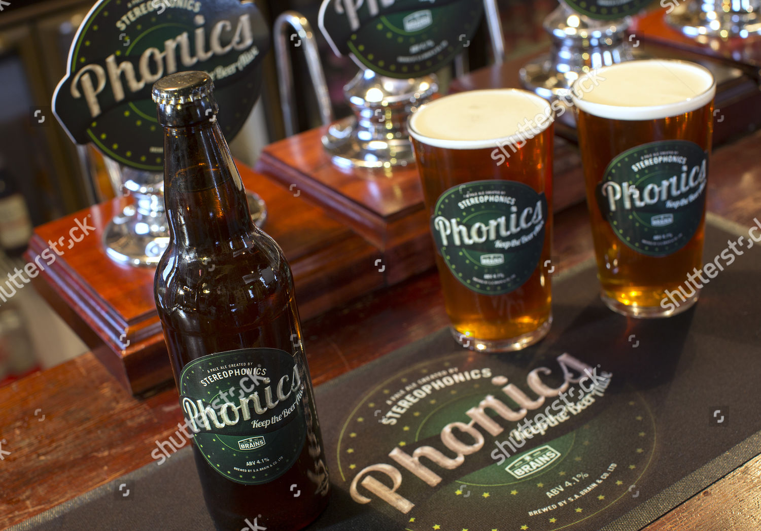 Stereophonics Limited Edition Beer Phonics Editorial Stock Photo ...