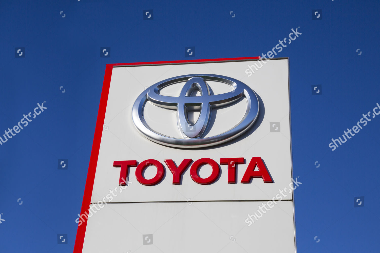 Toyota Cars Corporate Sign Logo Barnsley Editorial Stock Photo - Stock ...