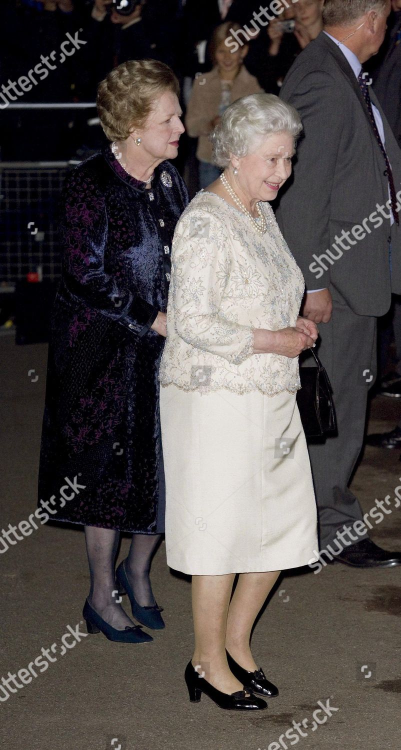 Margaret Thatcher Queen Elizabeth Ii Editorial Stock Photo - Stock ...
