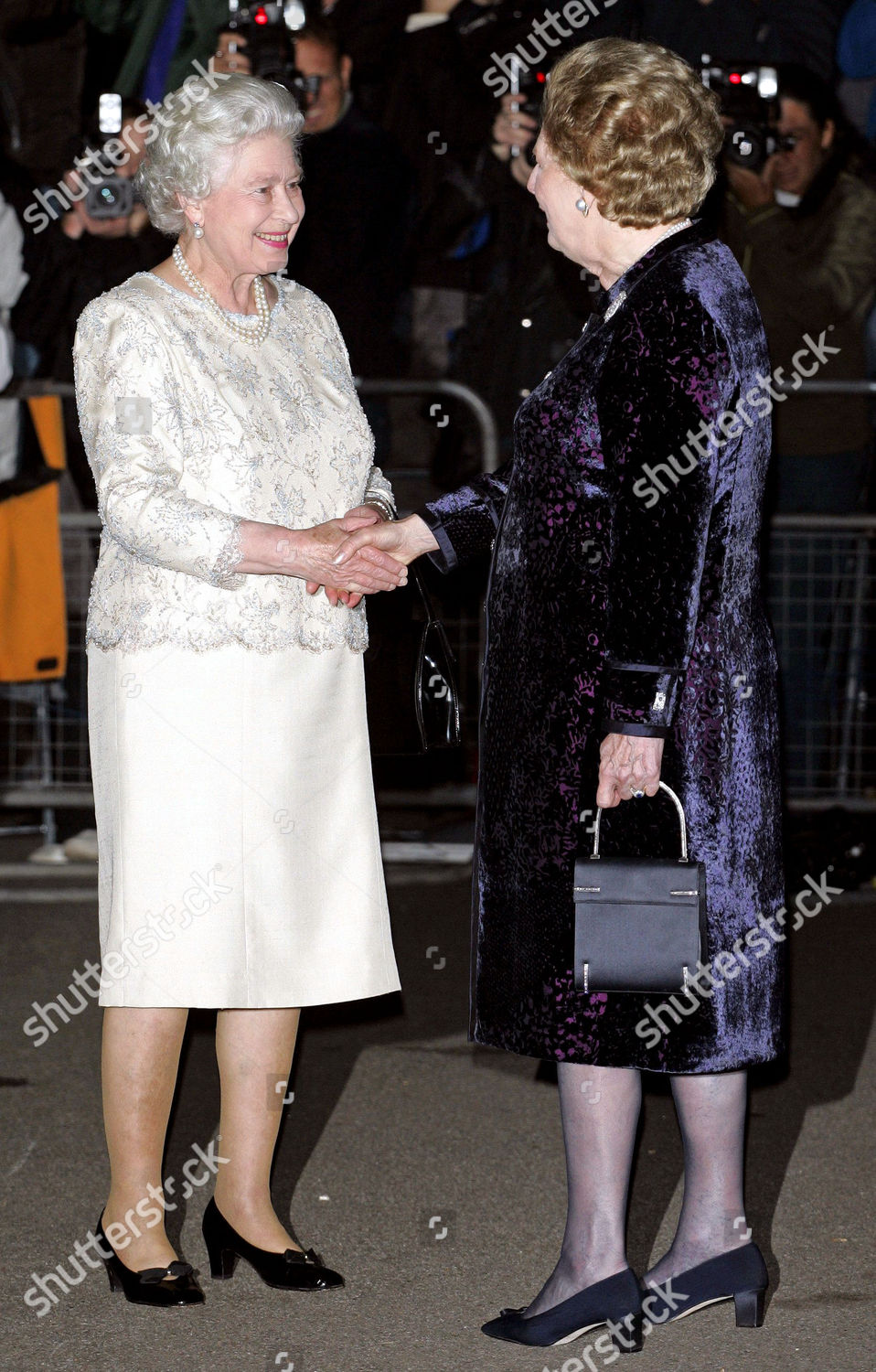 Margaret Thatcher Queen Elizabeth Ii Editorial Stock Photo - Stock ...