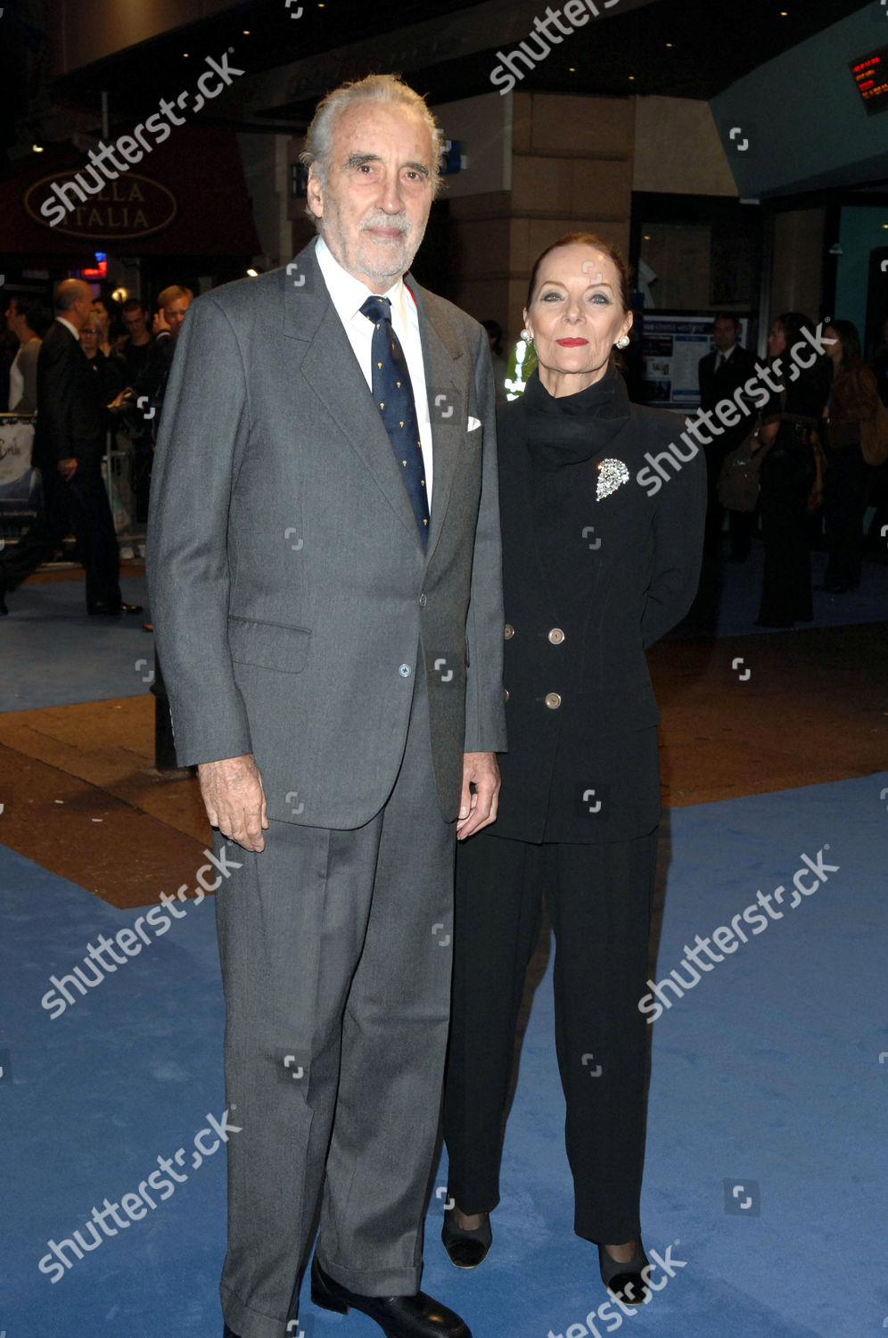 Christopher Lee Wife Birgit Editorial Stock Photo - Stock Image ...