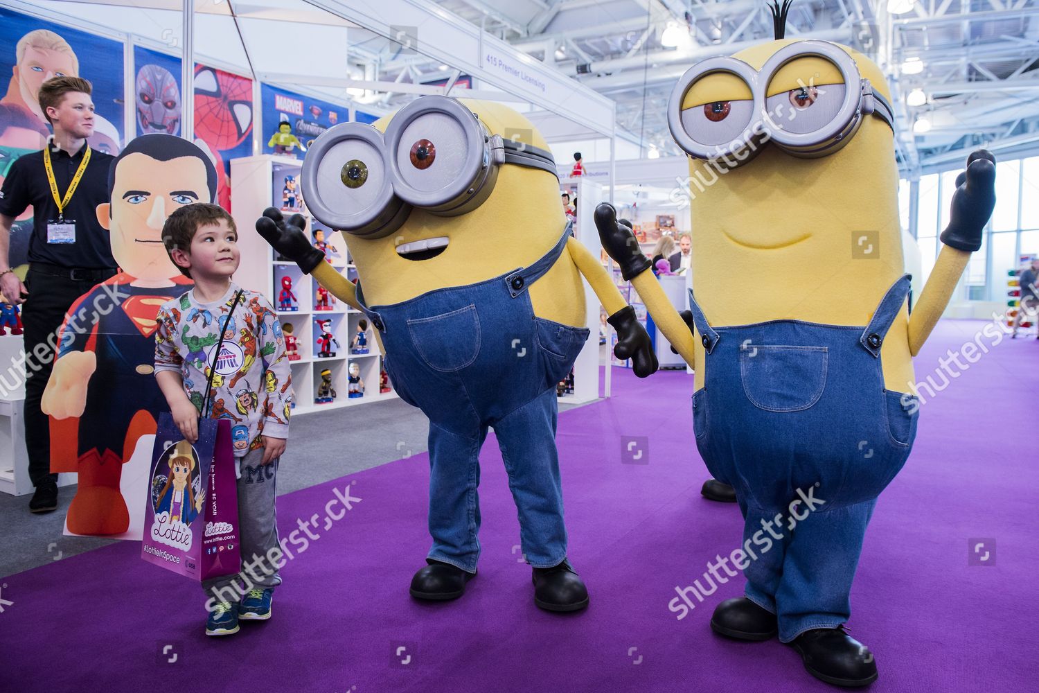 Young Boy Stands Next Minions Editorial Stock Photo - Stock Image ...