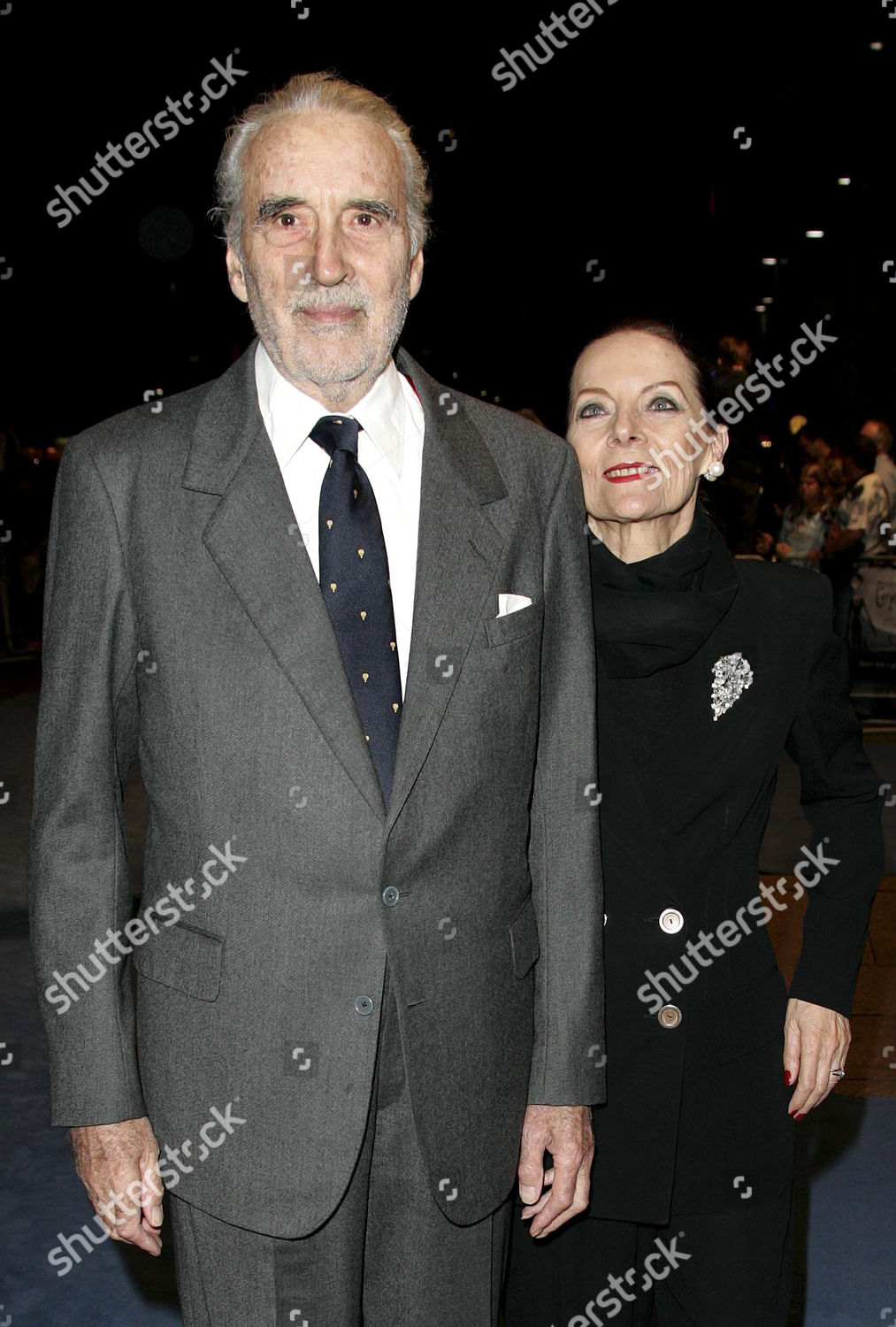 Christopher Lee Wife Birgit Editorial Stock Photo - Stock Image ...