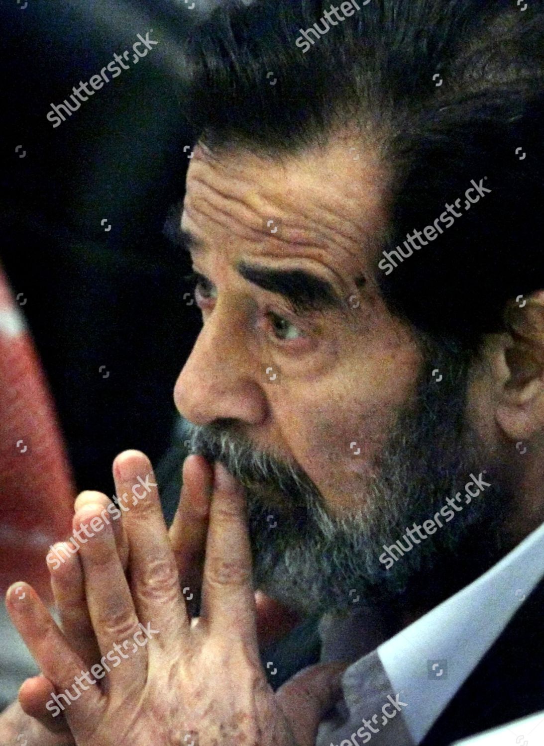 Saddam Hussein Addresses Judges His Trial Editorial Stock Photo - Stock ...