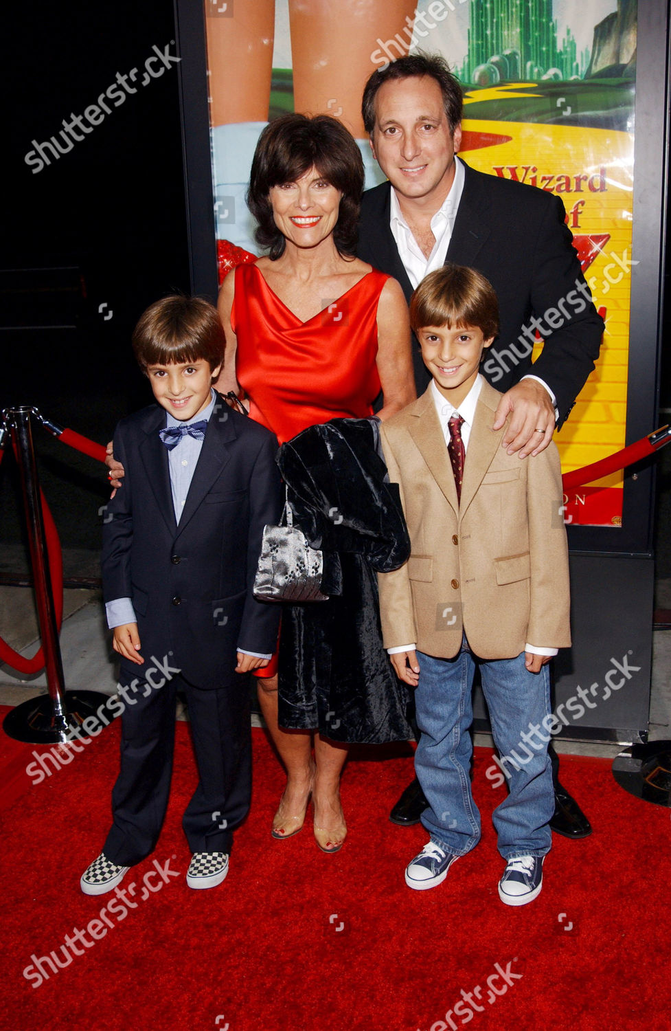 Adrienne Barbeau Sons Walker William Husband Redaktionelles Stockfoto ...