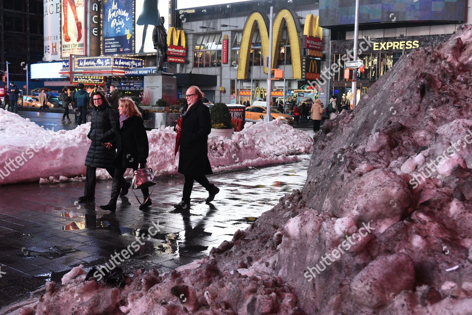 People Walk Through Times Square Mounds Editorial Stock Photo - Stock ...