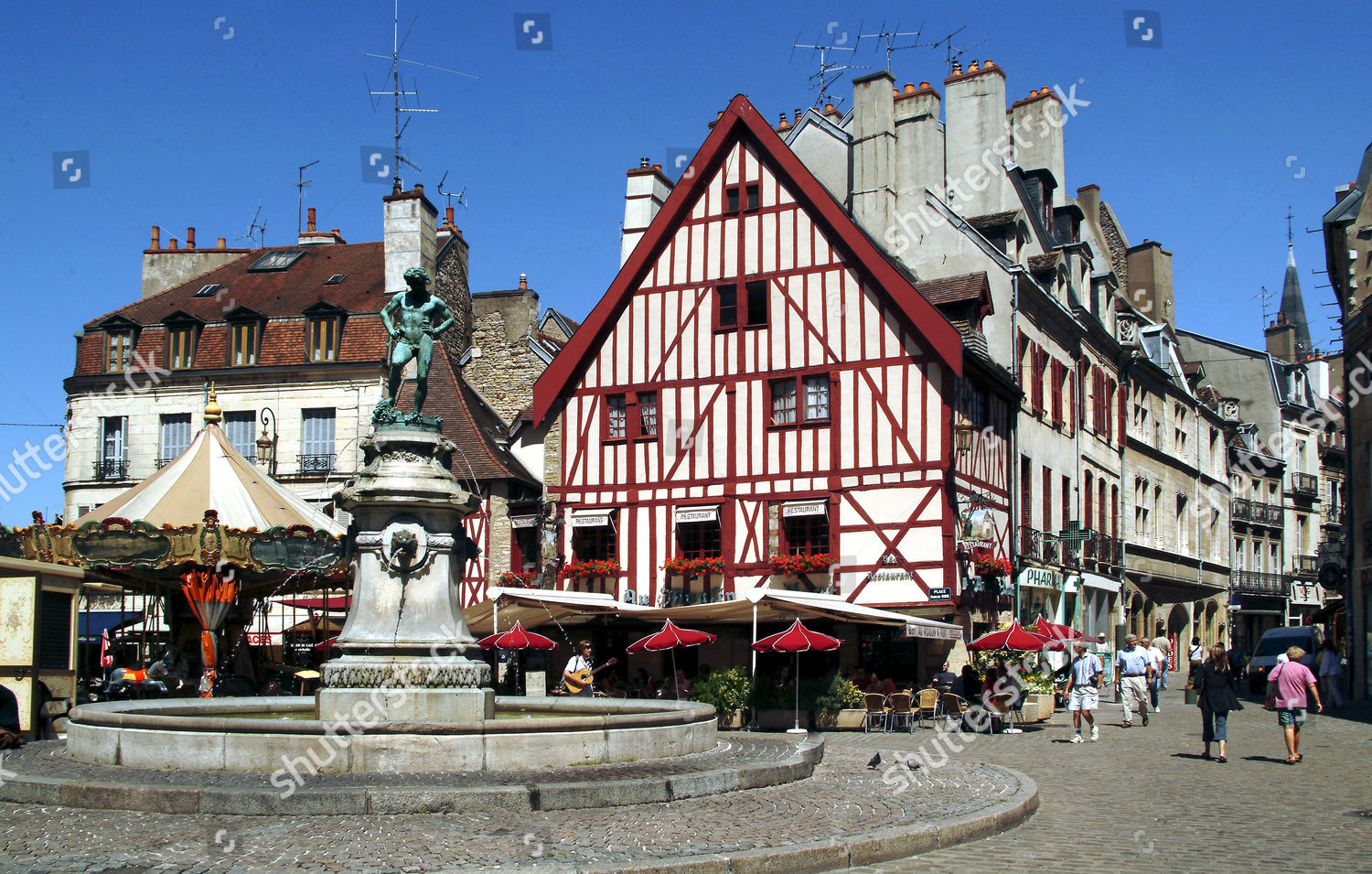 Place Francois Rude Named Wellknown Dijon Editorial Stock Photo - Stock ...
