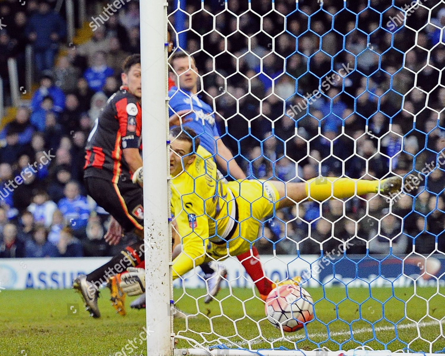 Portsmouth Keeper Ryan Fulton Watches Ball Editorial Stock Photo ...