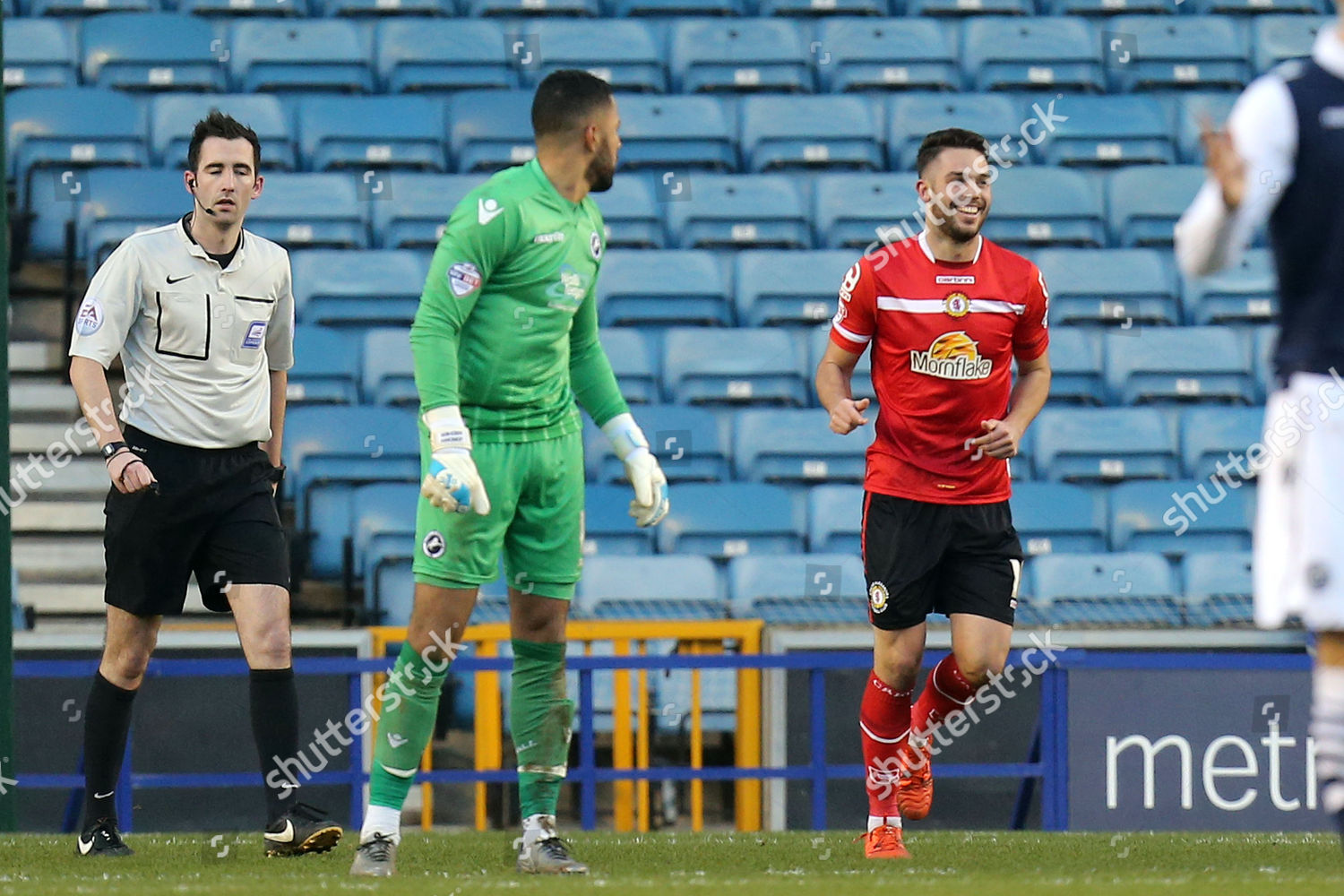 Bradden Inman Crewe Alexandra Celebrates Scoring Editorial Stock Photo ...