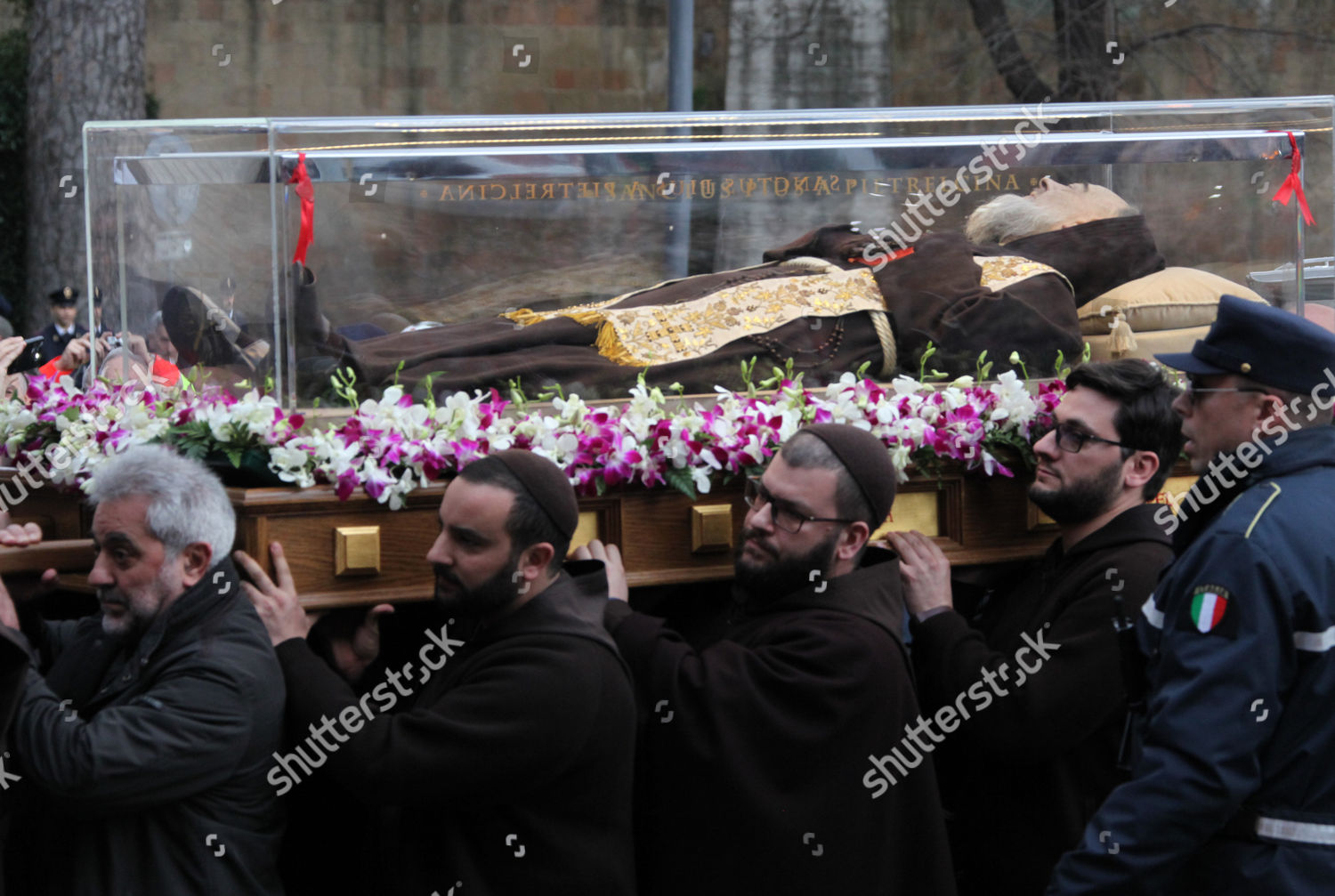 Corpse Saint Padre Pio Arrives Basilica Editorial Stock Photo - Stock ...