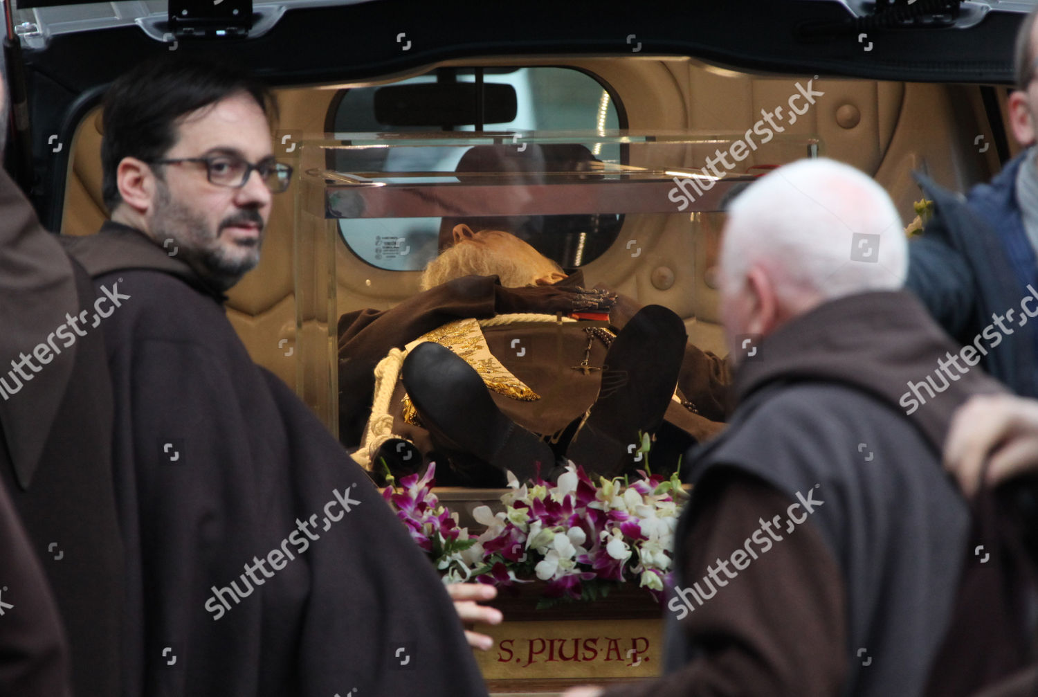 Corpse Saint Padre Pio Arrives Basilica Editorial Stock Photo - Stock ...