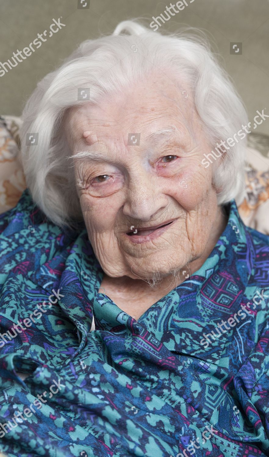 112 Yearold Mrs Gladys Hooper Home Editorial Stock Photo - Stock Image ...