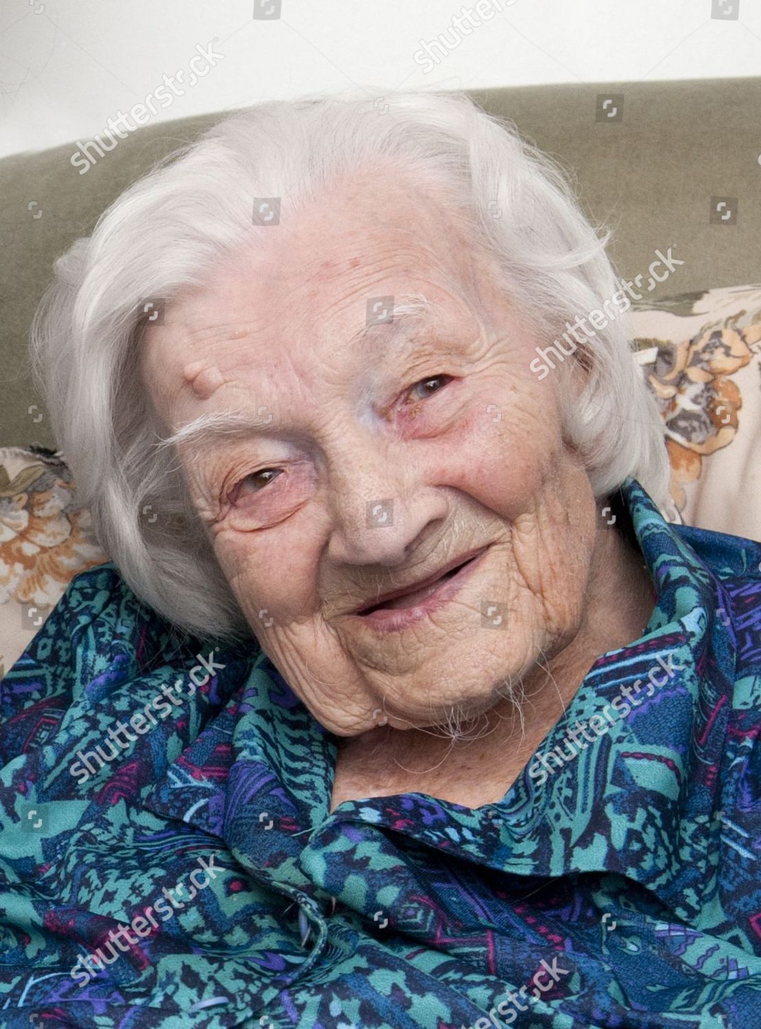 112 Yearold Mrs Gladys Hooper Home Editorial Stock Photo - Stock Image ...