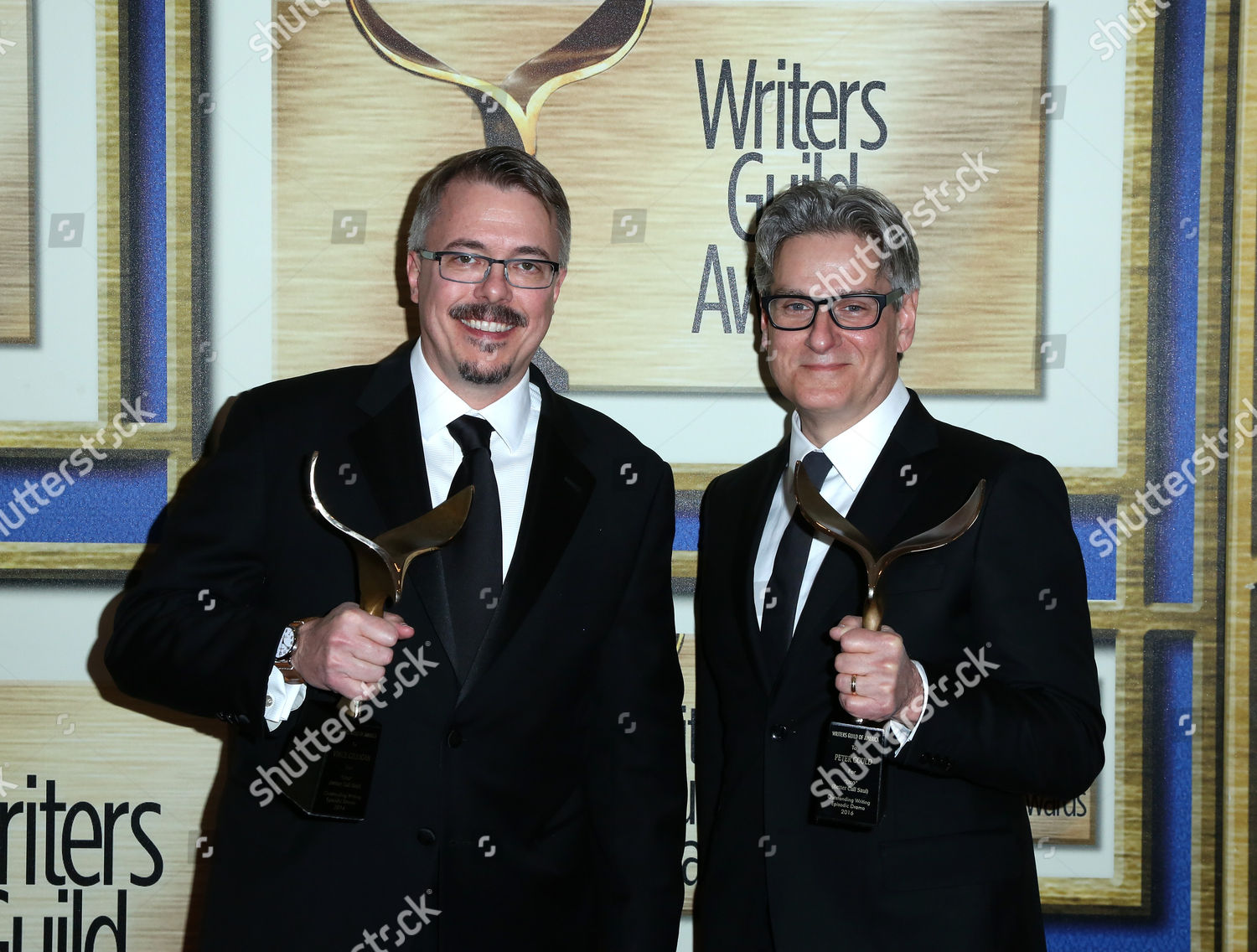 Vince Gilligan Peter Gould Editorial Stock Photo - Stock Image ...