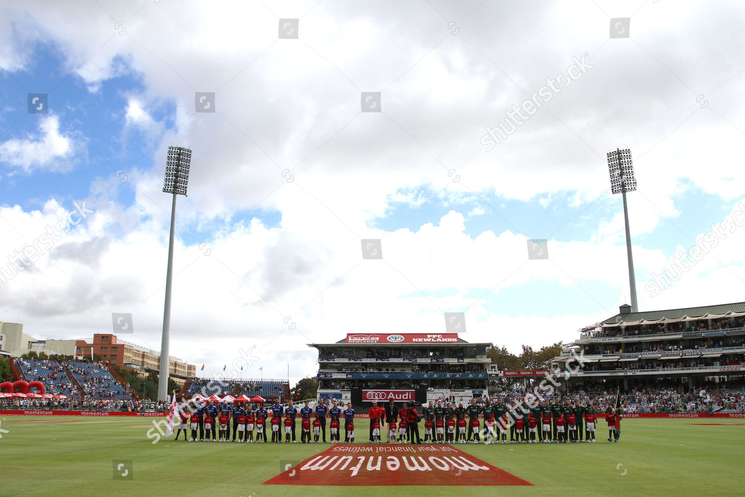 Teams Sing National Anthems During Fifth Editorial Stock Photo - Stock ...