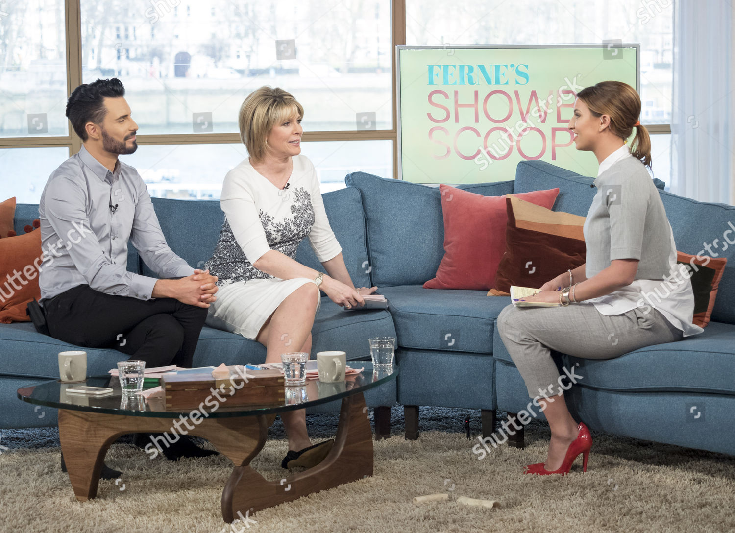 Rylan Clark Ruth Langsford Ferne Mccann Editorial Stock Photo - Stock ...