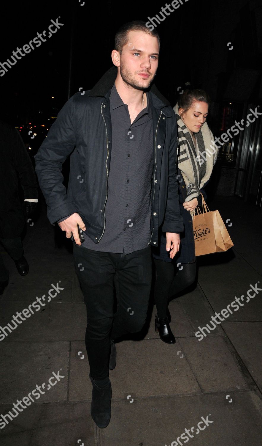 Jeremy Irvine His Girlfriend Guest Editorial Stock Photo - Stock Image ...