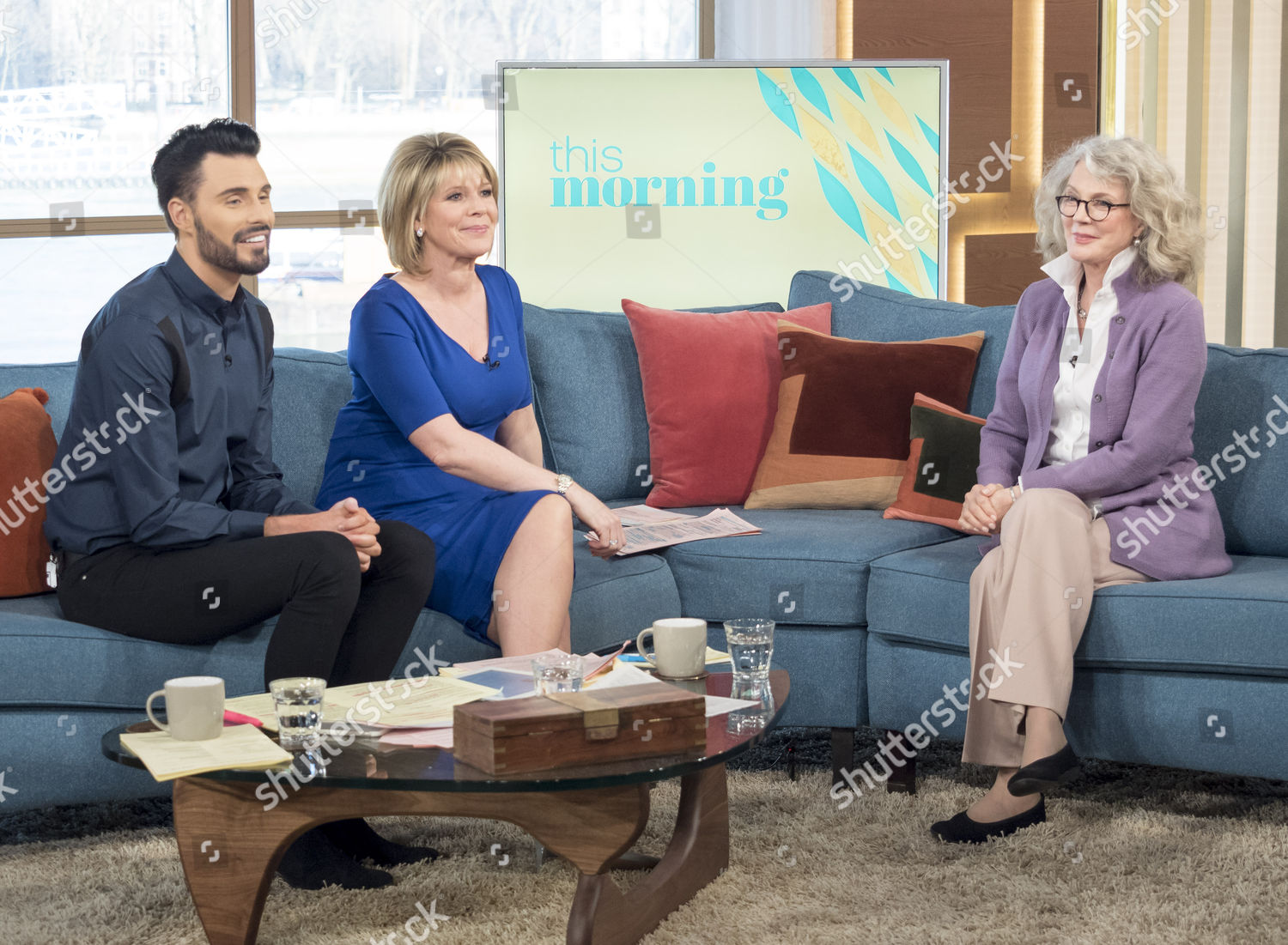 Rylan Clark Ruth Langsford Blythe Danner Editorial Stock Photo - Stock ...
