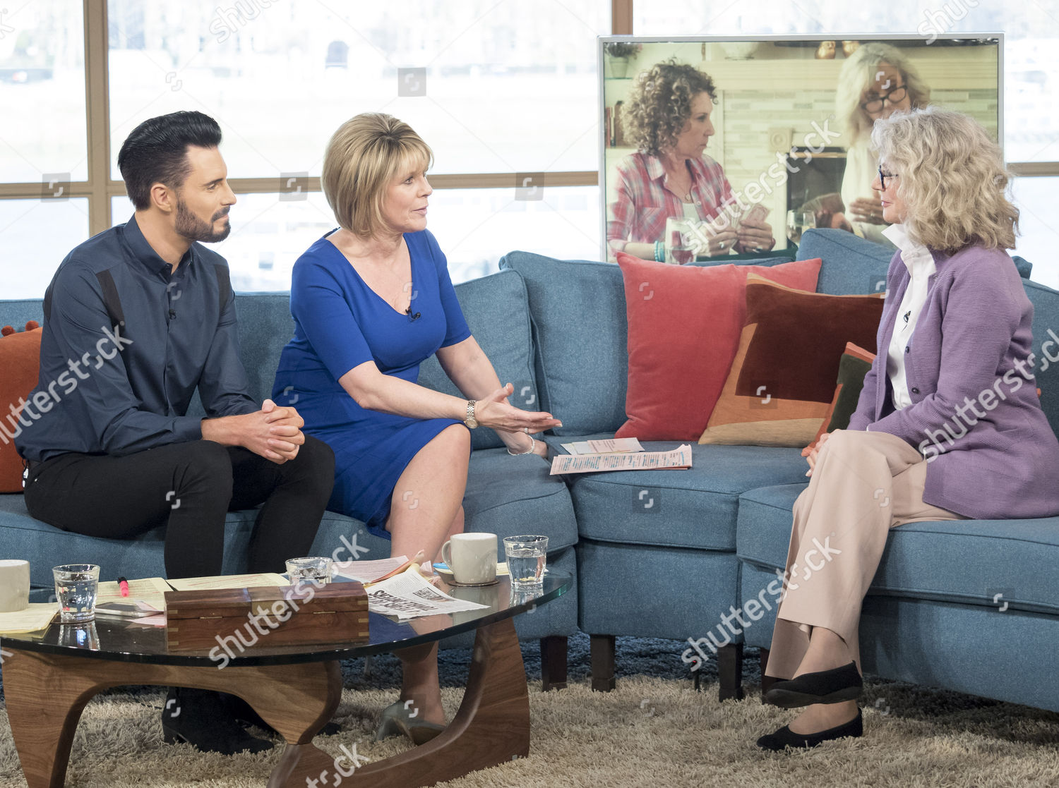 Rylan Clark Ruth Langsford Blythe Danner Editorial Stock Photo - Stock ...