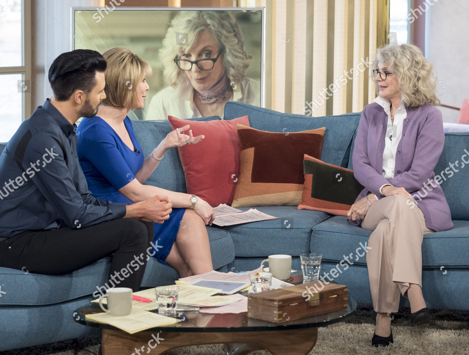 Rylan Clark Ruth Langsford Blythe Danner Editorial Stock Photo - Stock ...
