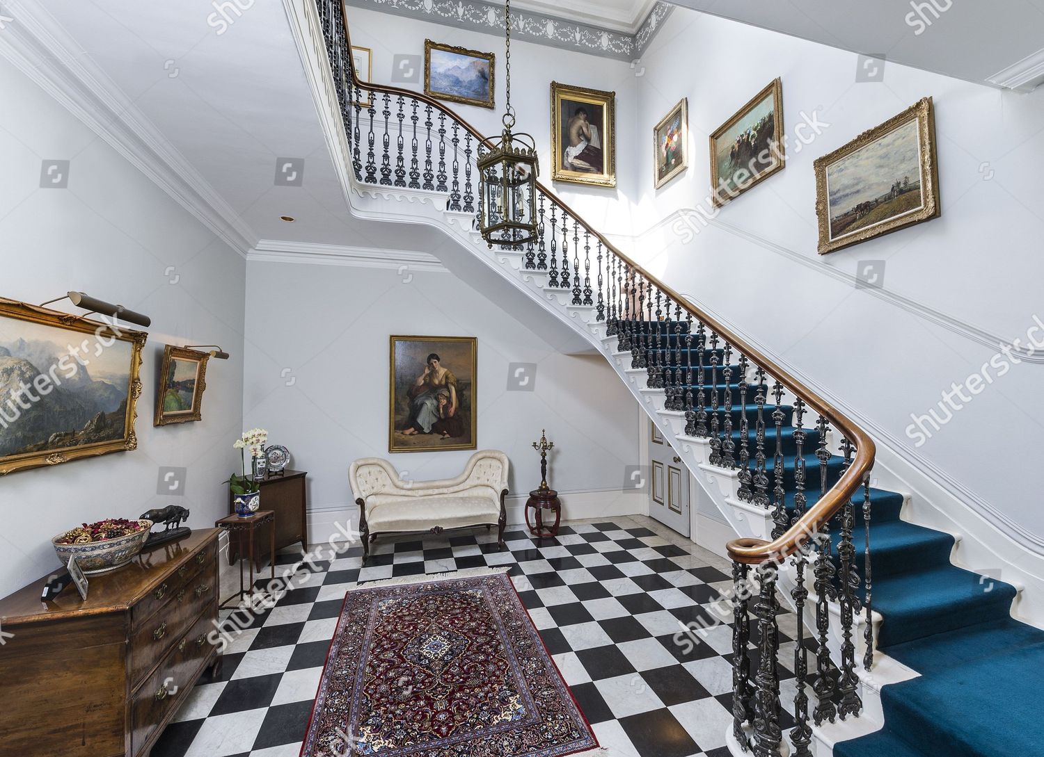 Interior Headley Hall Editorial Stock Photo - Stock Image | Shutterstock