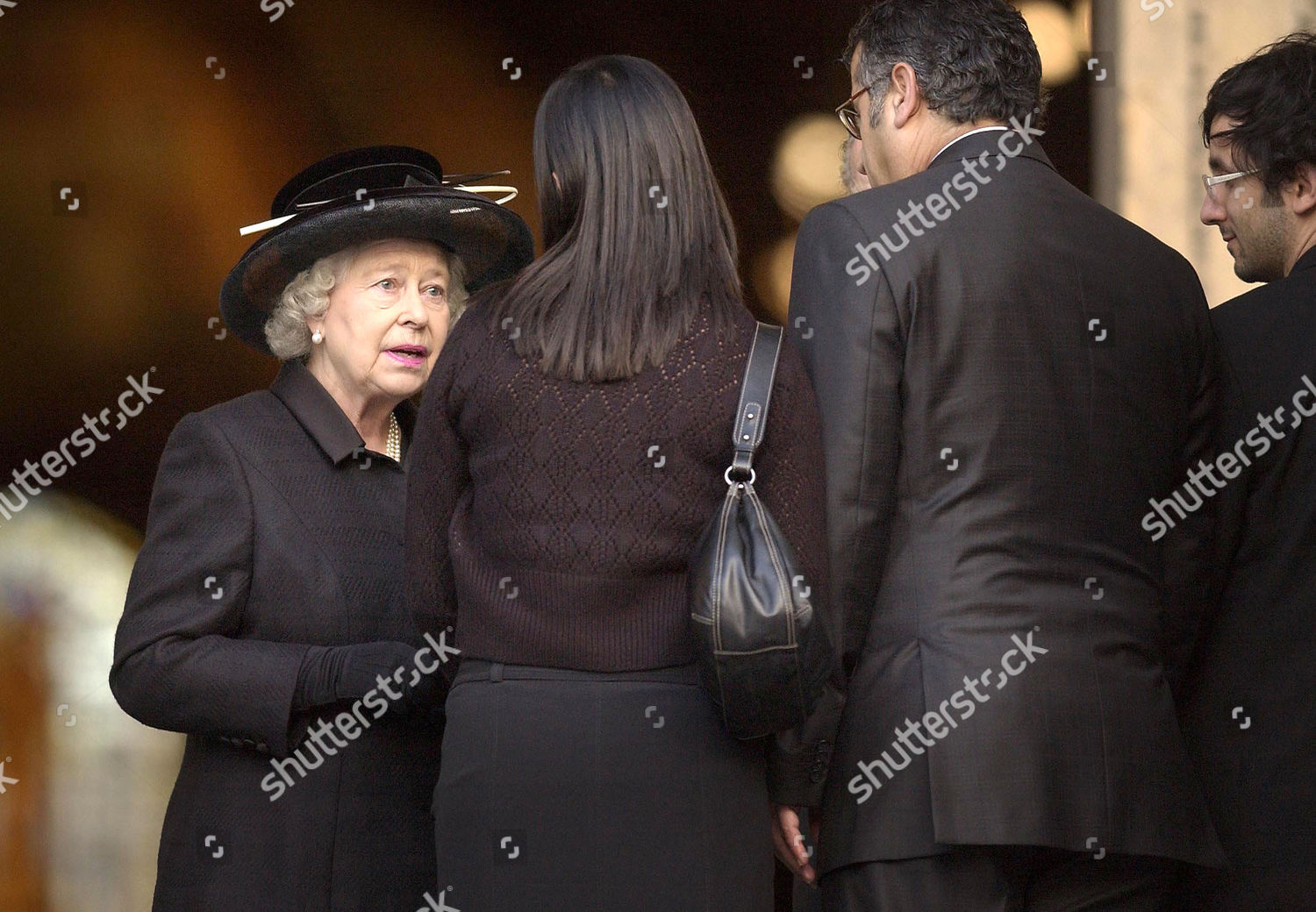 Queen Elizabeth Ii Meeting Relatives Believed Editorial Stock Photo ...