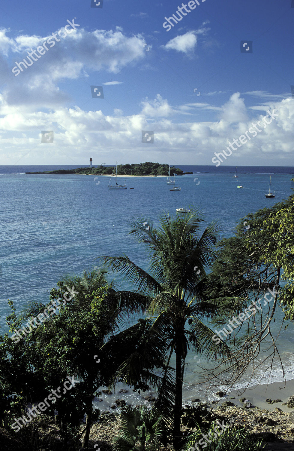 Famous Popular Gosier Islet Guadeloupe French Editorial Stock Photo ...