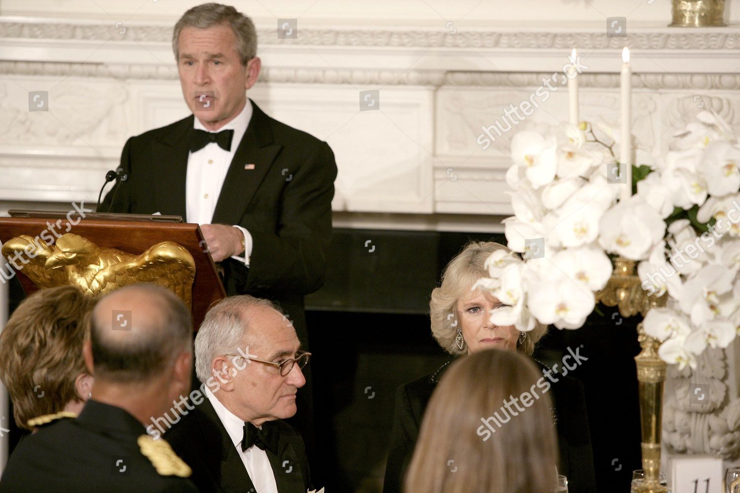 George W Bush Making Toast Start Editorial Stock Photo - Stock Image ...