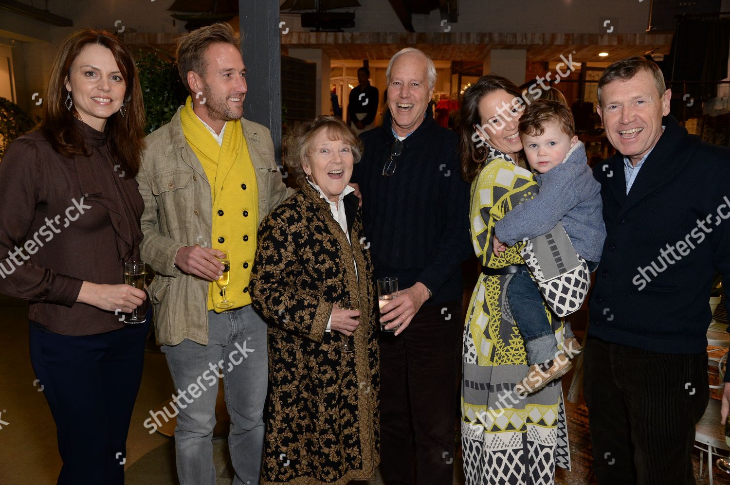 Ben Fogle His Mother Julia Foster Editorial Stock Photo - Stock Image ...