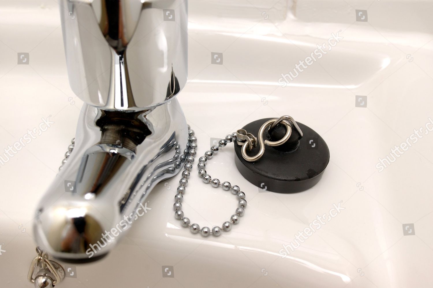 Water Tap Rubber Sink Plug On Editorial Stock Photo - Stock Image ...