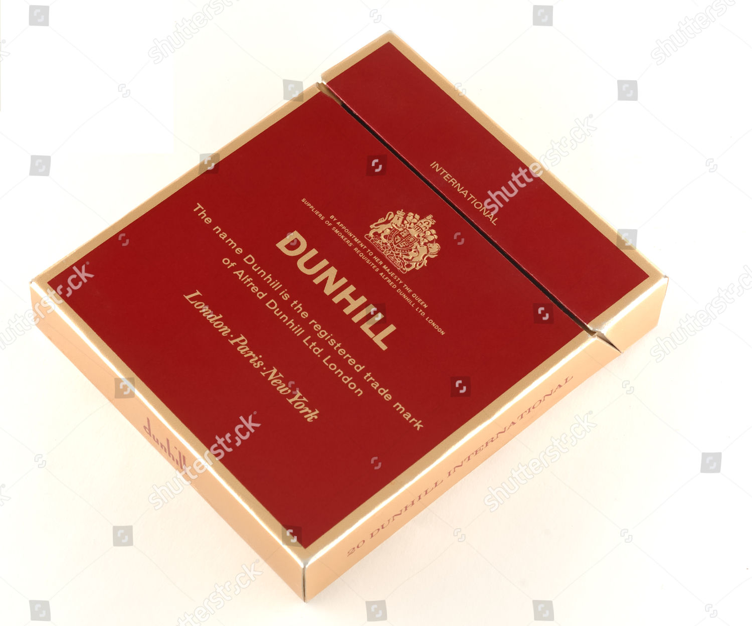 Packet Dunhill Cigarettes Editorial Stock Photo - Stock Image ...