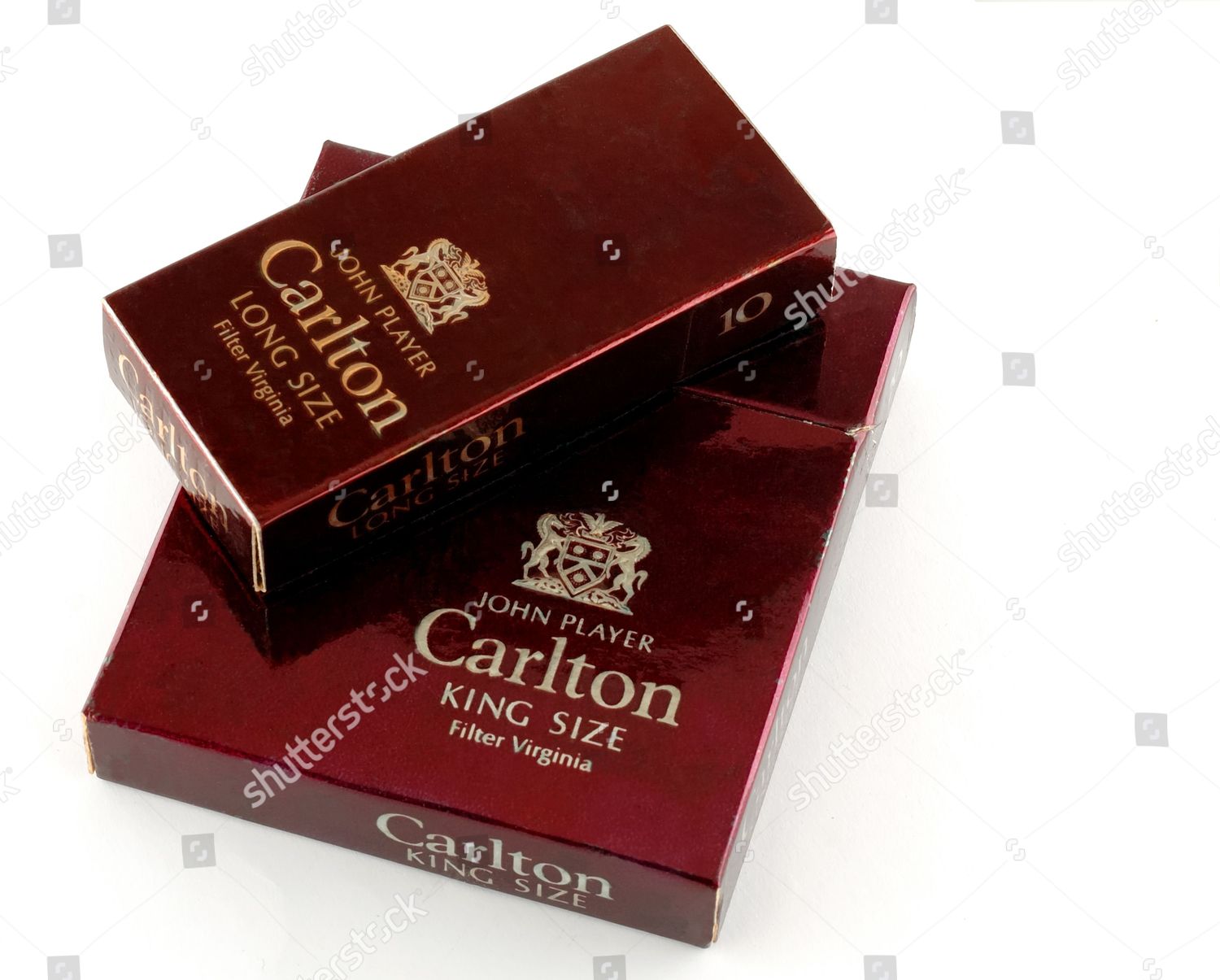 Packets Carlton King Size Cigarettes Editorial Stock Photo - Stock ...