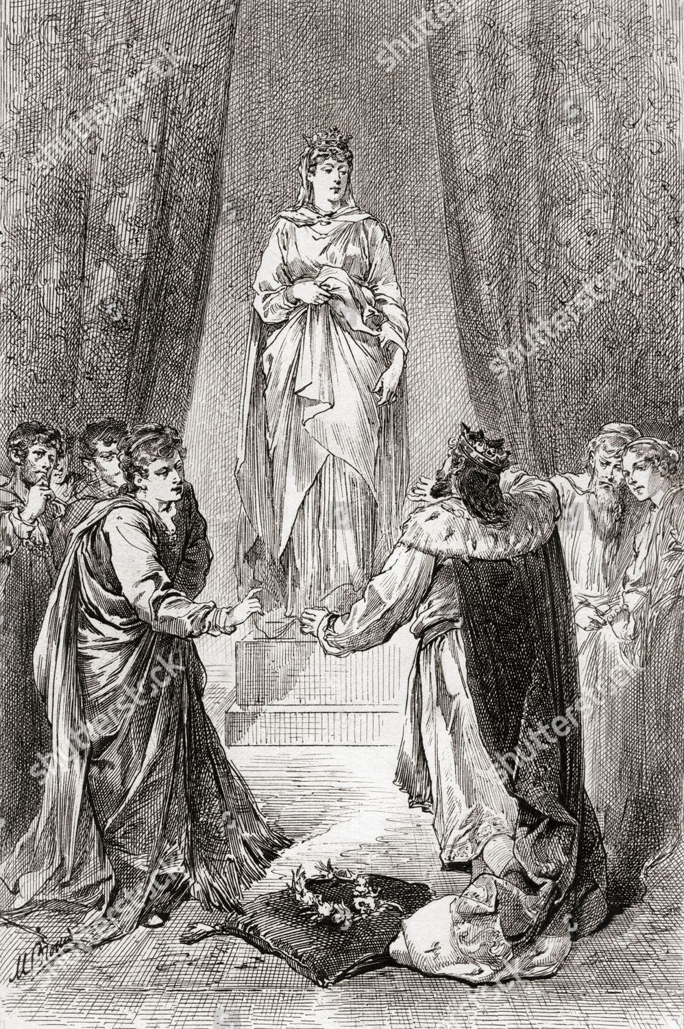 Scene William Shakespeares Play Winters Tale Editorial Stock Photo ...