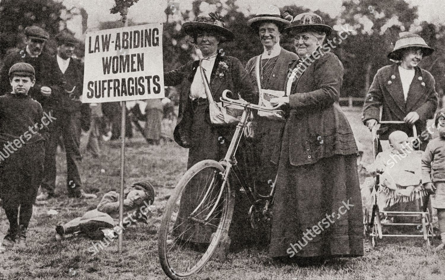 Suffragettes 1913 Holding Placard Which Reads Editorial Stock Photo ... Suffragettes 1913 Holding Placard Which Reads Editorial Stock Photo ...