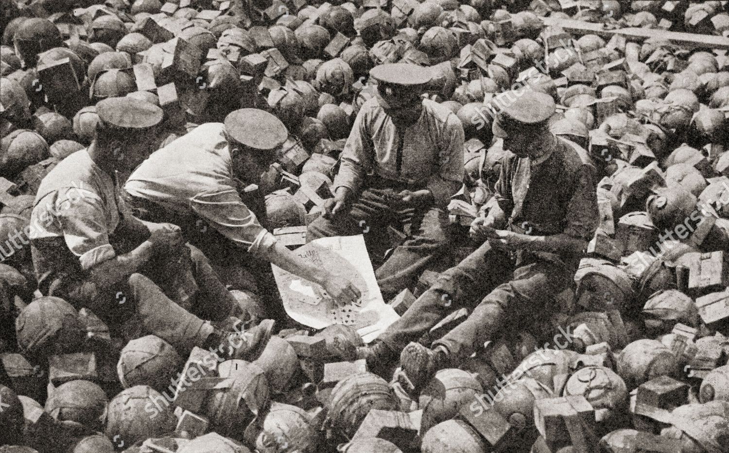 British Soldiers Sat On Captured German Editorial Stock Photo - Stock ...